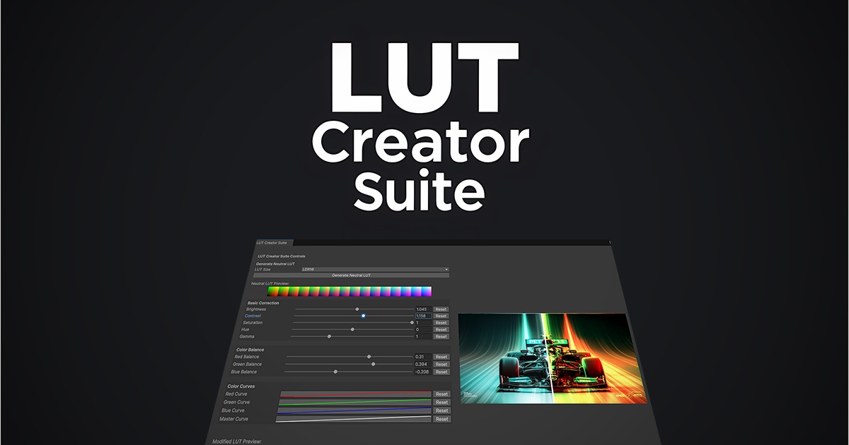 LUT Creator Suite | Utilities Tools | Unity Asset Store