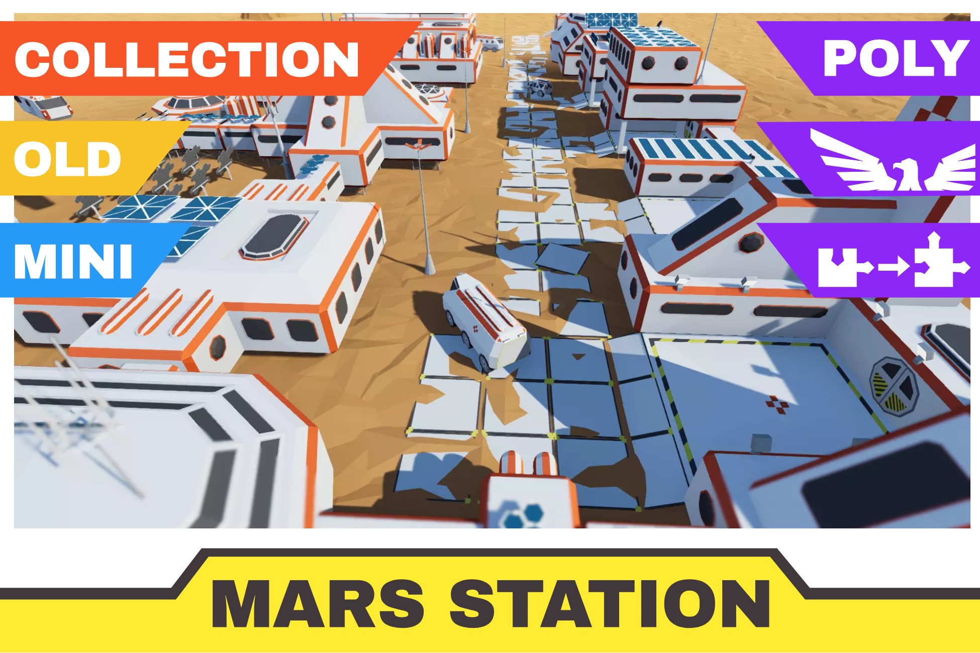 Mars colonization stage 2 (settlement) | 3D Space | Unity Asset Store