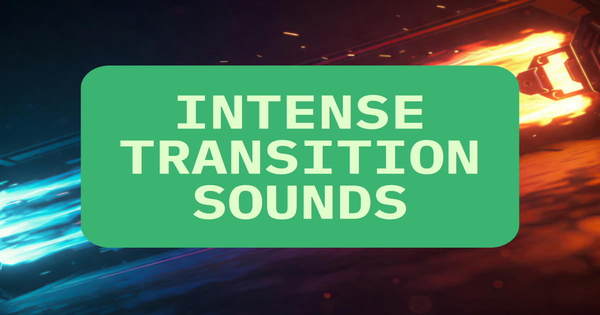 Intense Transitions Sounds | Audio Sound FX | Unity Asset Store