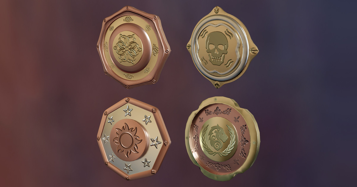 Metallic Coins Pack05 | 3D Props | Unity Asset Store