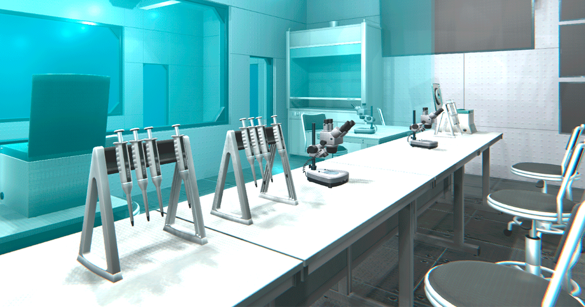 Modern laboratory - modular interiors and props | 3D Interior | Unity ...