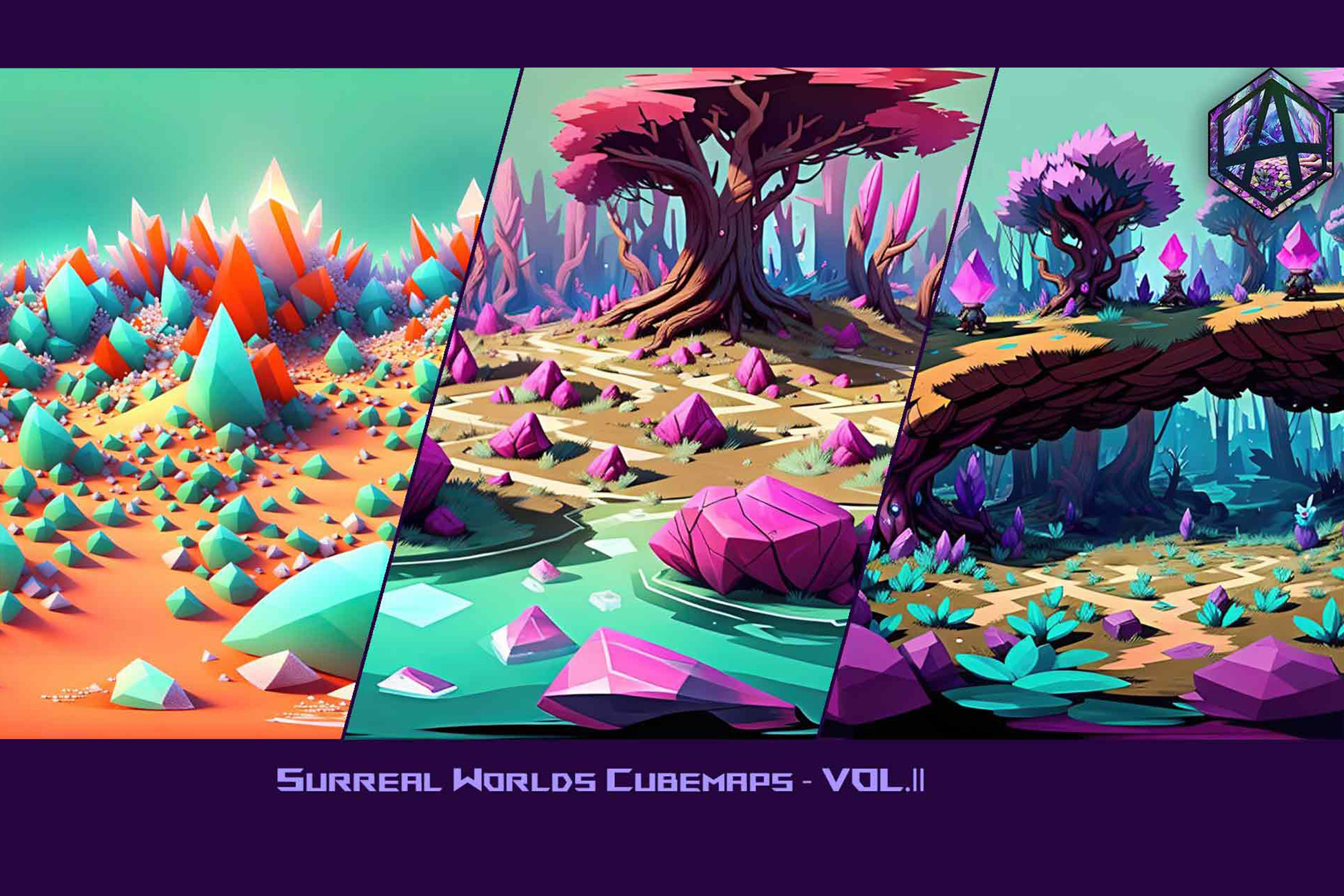 20 Hdri Surreal Worlds Cubemaps Vol 2 2d Sky Unity Asset Store 9978