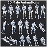 50 Male Animations