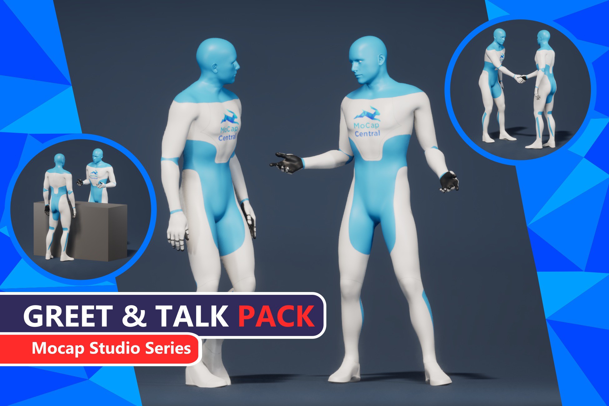 MC Greet & Talk - Believable 3D Animations by MoCap Central | 3D Animations | Unity Asset Store
