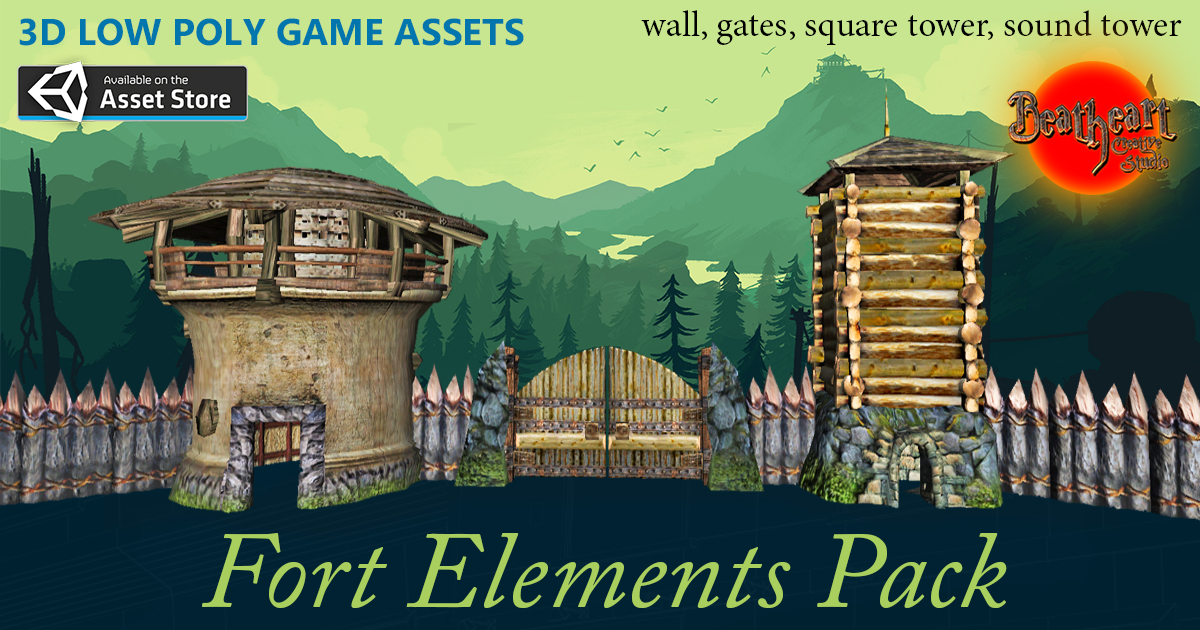 Fort | 3D 역사적 건조물 | Unity Asset Store