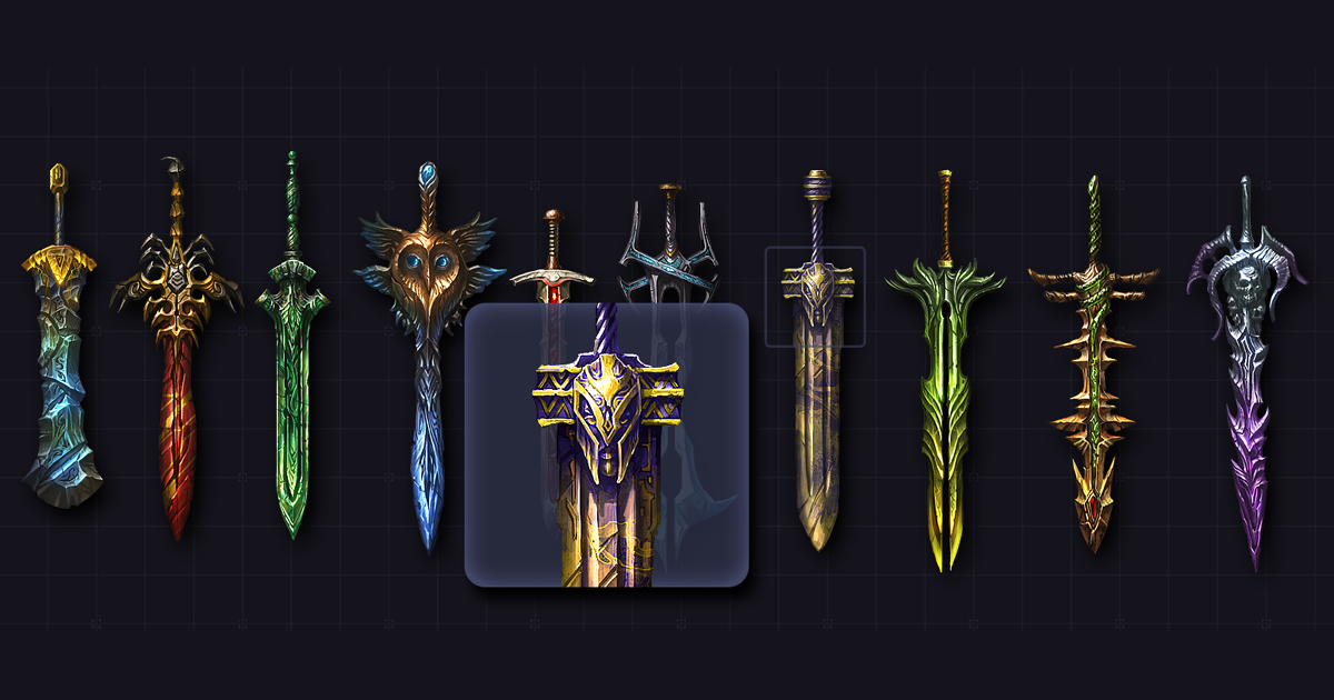 Swords (Blades Collection) | 2D Textures & Materials | Unity Asset Store
