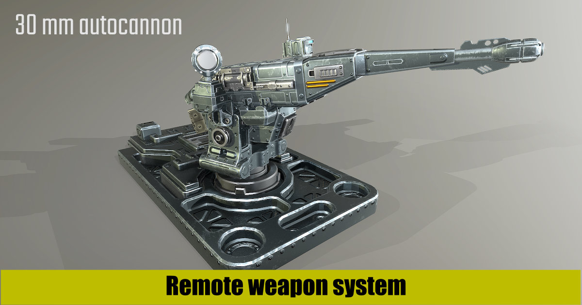 AUTOCANNON | 3D Weapons | Unity Asset Store