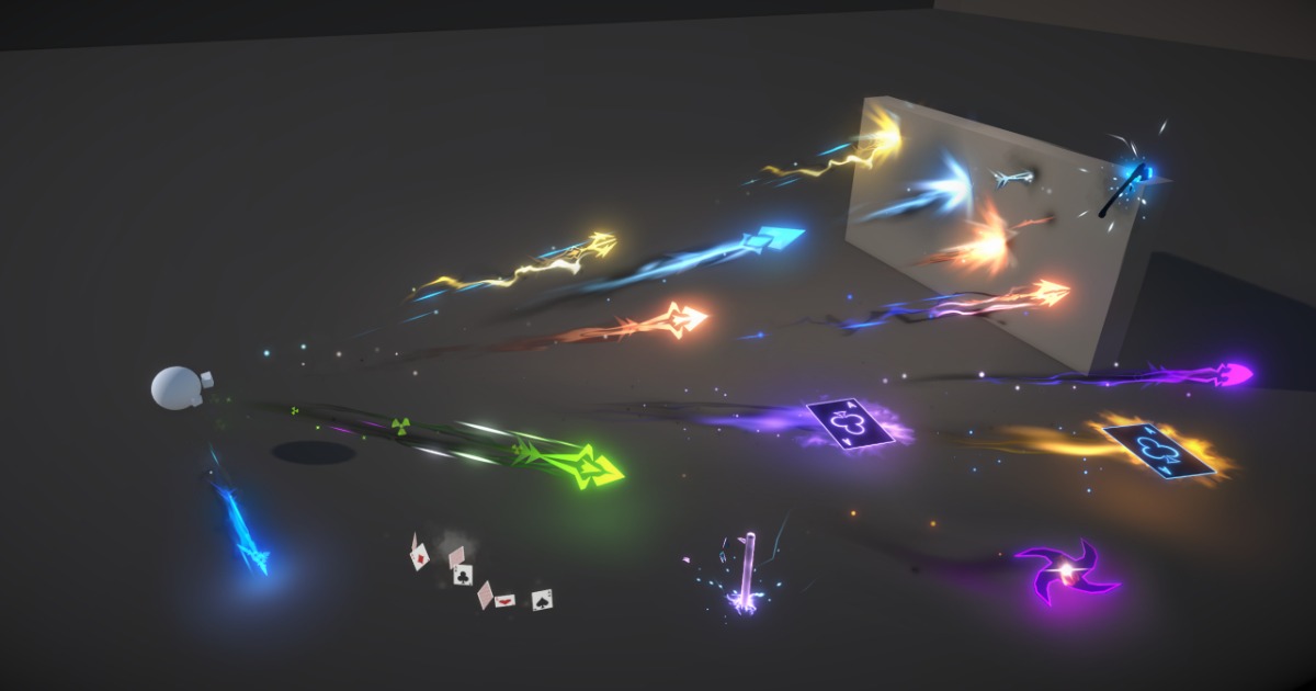 Unique Projectiles Vol 4 Vfx Unity Asset Store