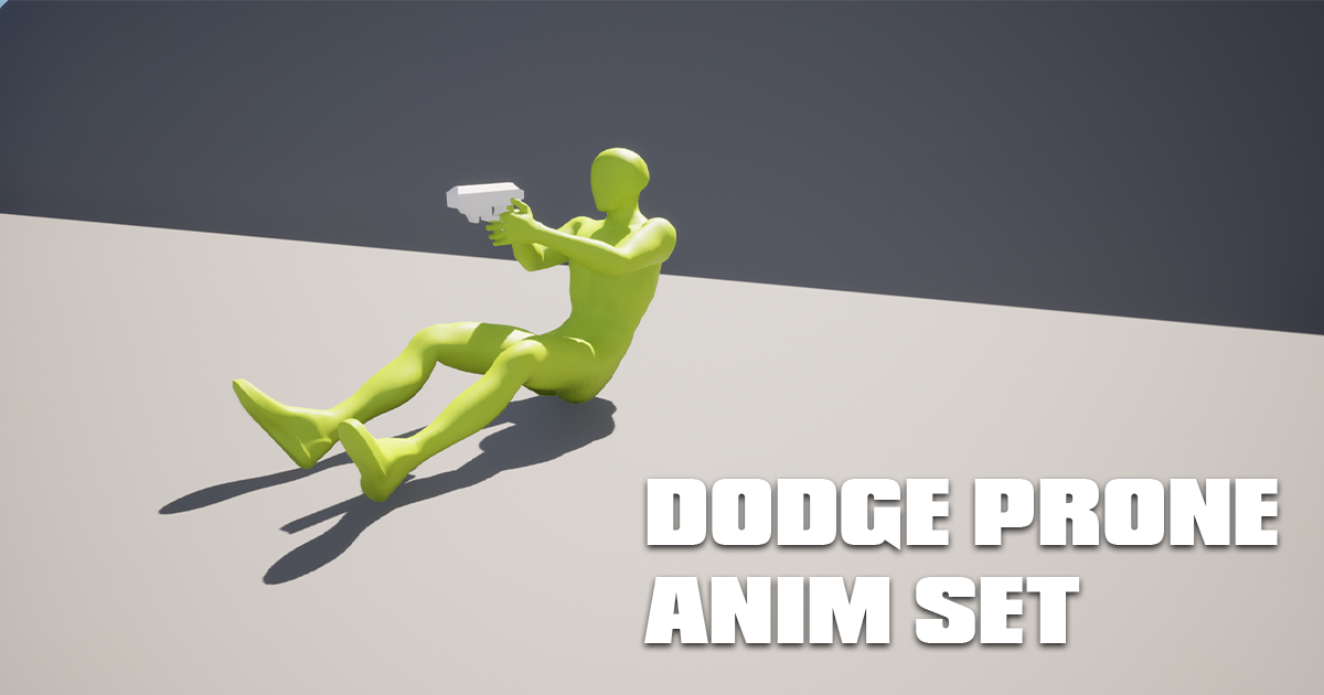 Dodge Prone Anim Set | 3D Animations | Unity Asset Store