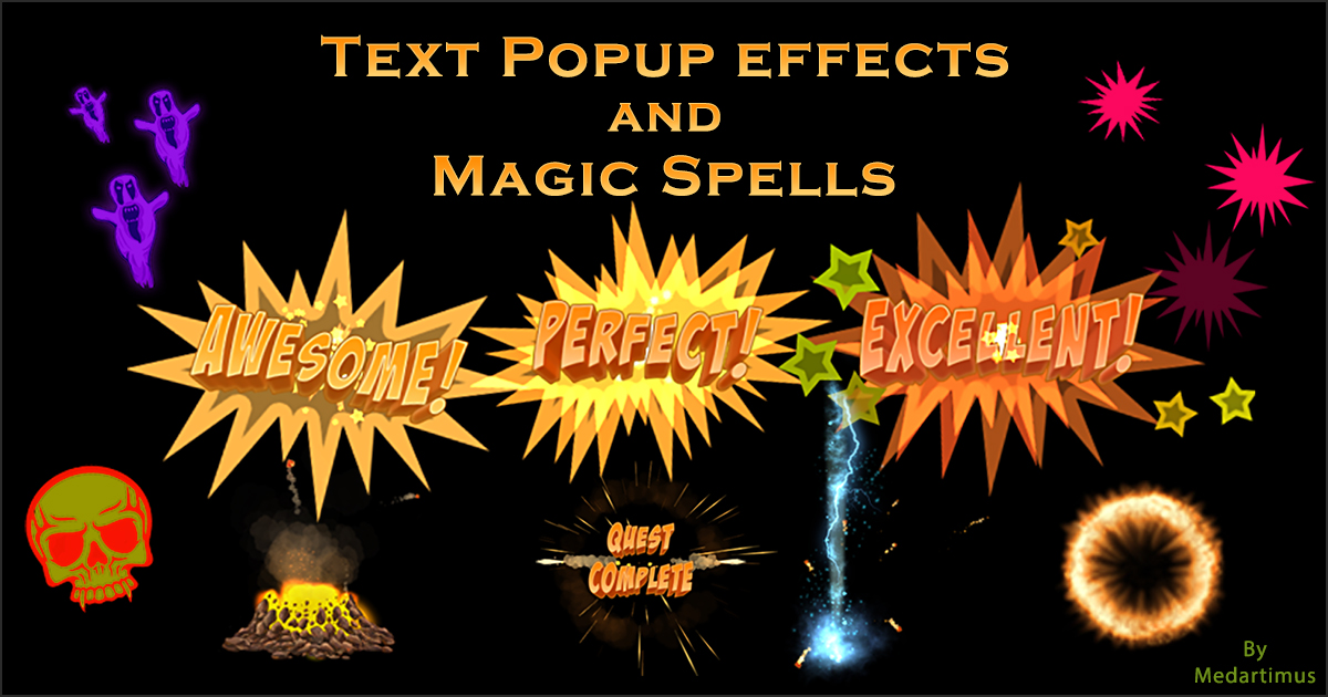 Magic Spells and Popup effects | VFX Particles | Unity Asset Store