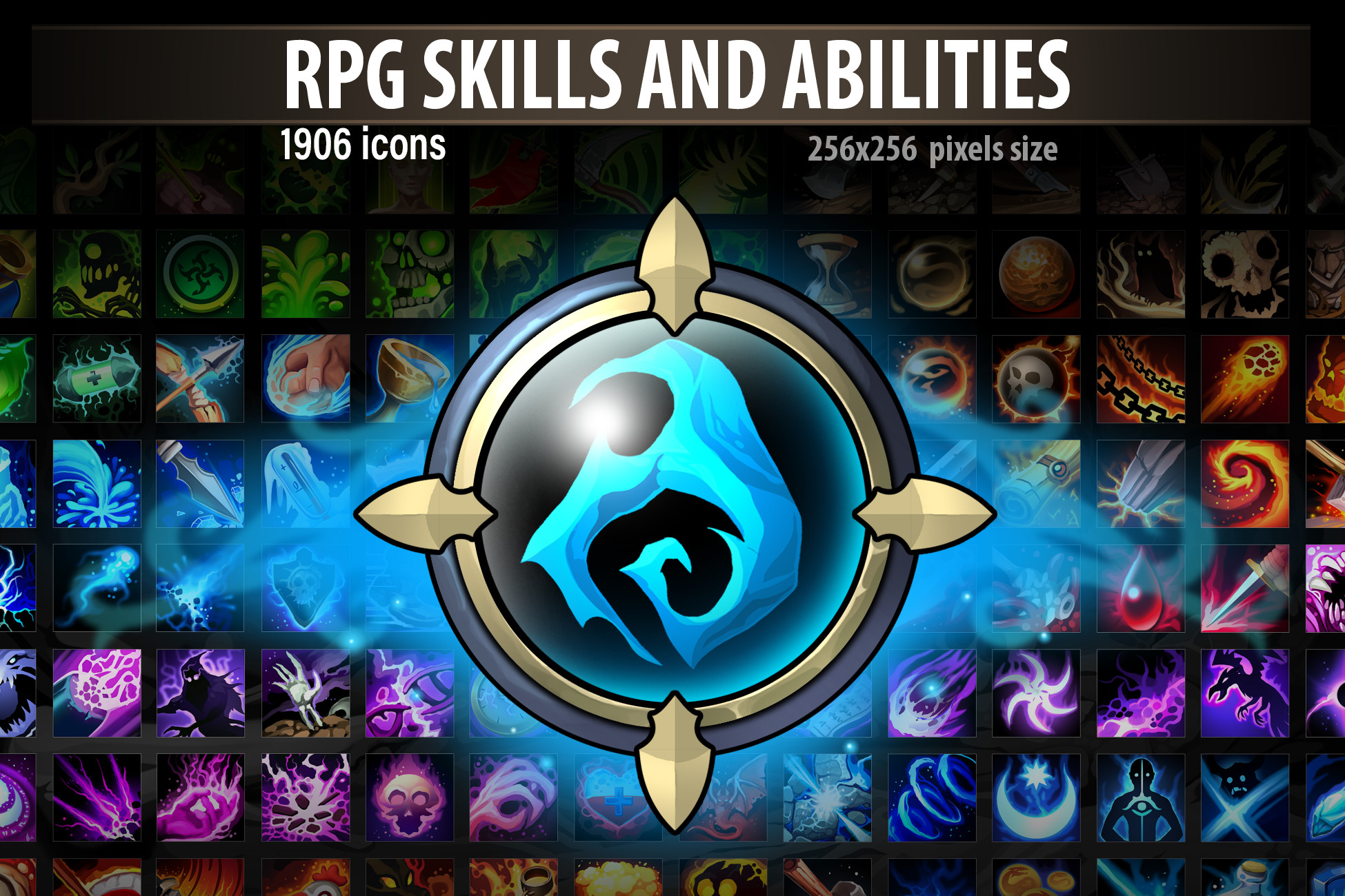 RPG skills and abilities | 2D Icons | Unity Asset Store