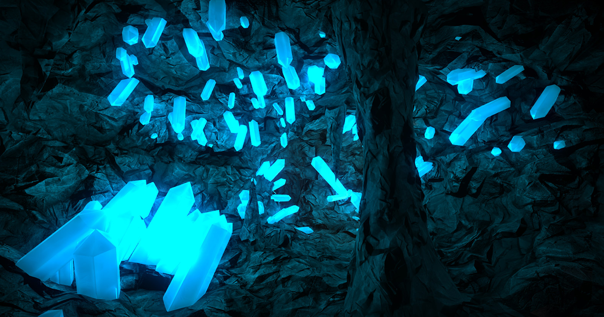 Modular Crystal Cave | 3D Fantasy | Unity Asset Store