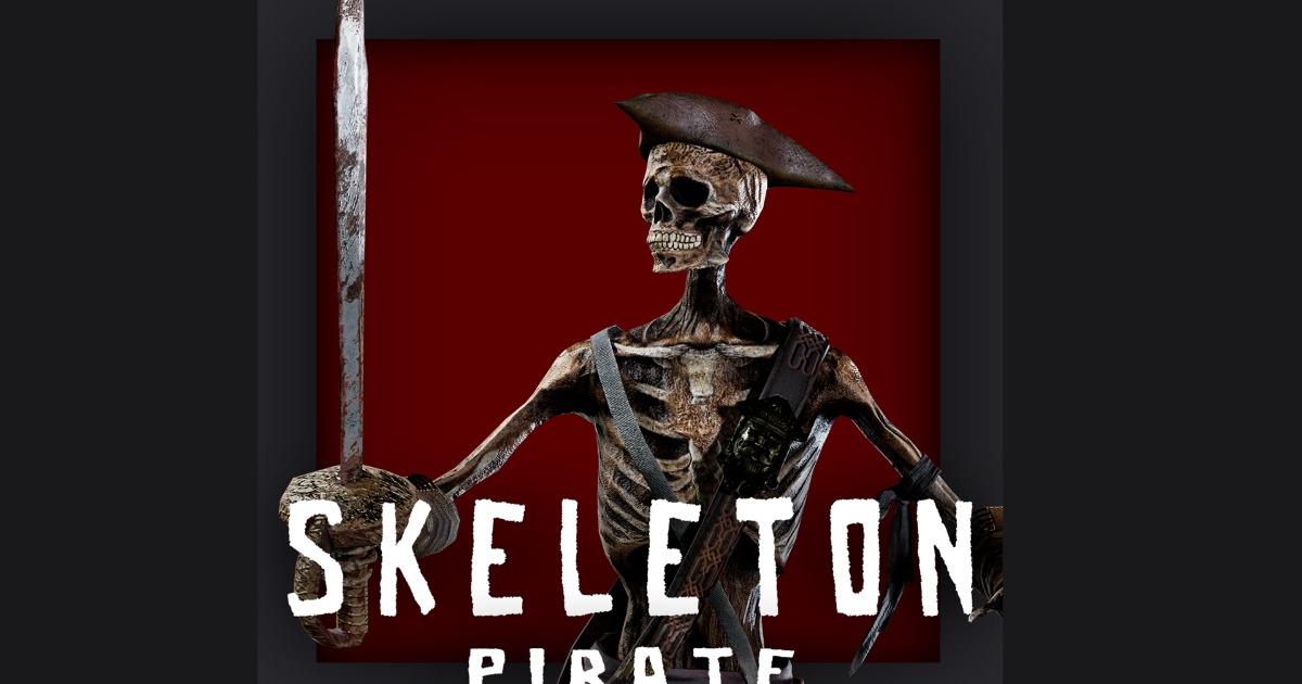 SKELETON PIRATE 1 A | 3D Humanoids | Unity Asset Store