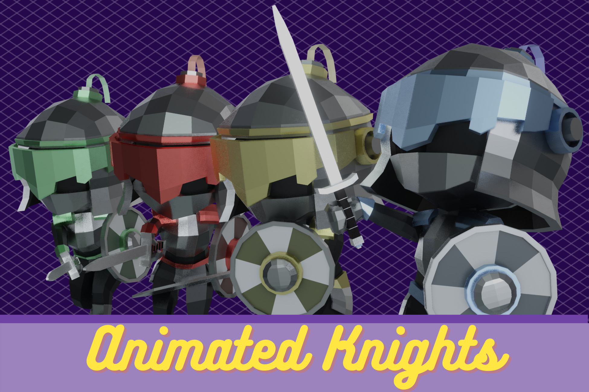Low Poly Animated Knights | Characters | Unity Asset Store