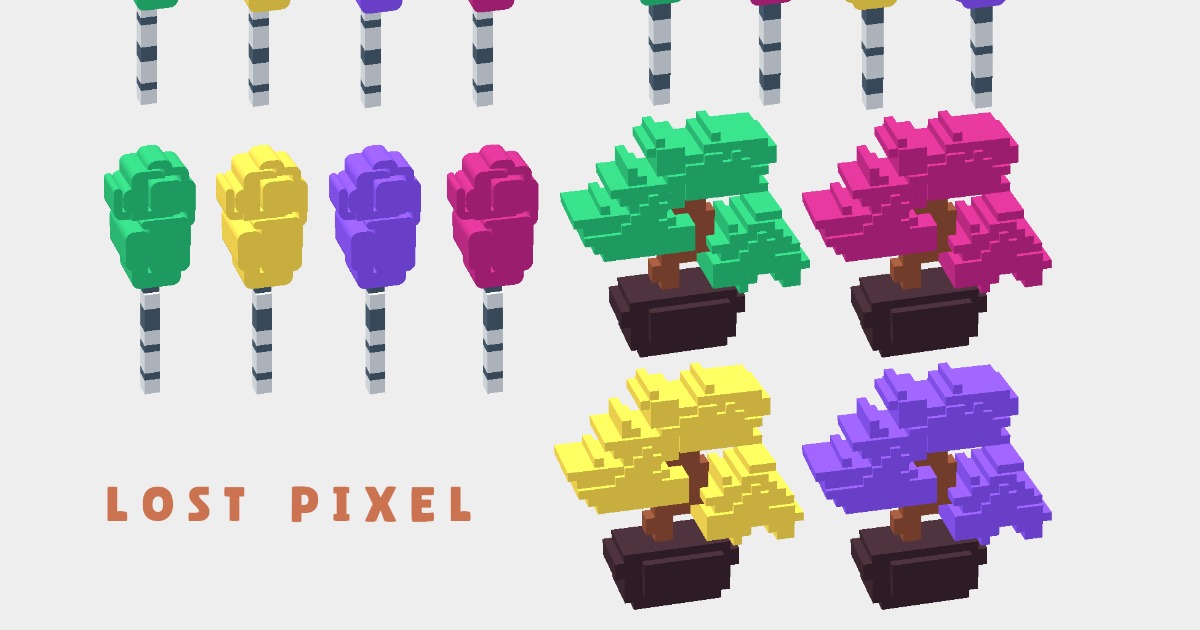 Lost Pixel - Pack 1 | 3D Trees | Unity Asset Store