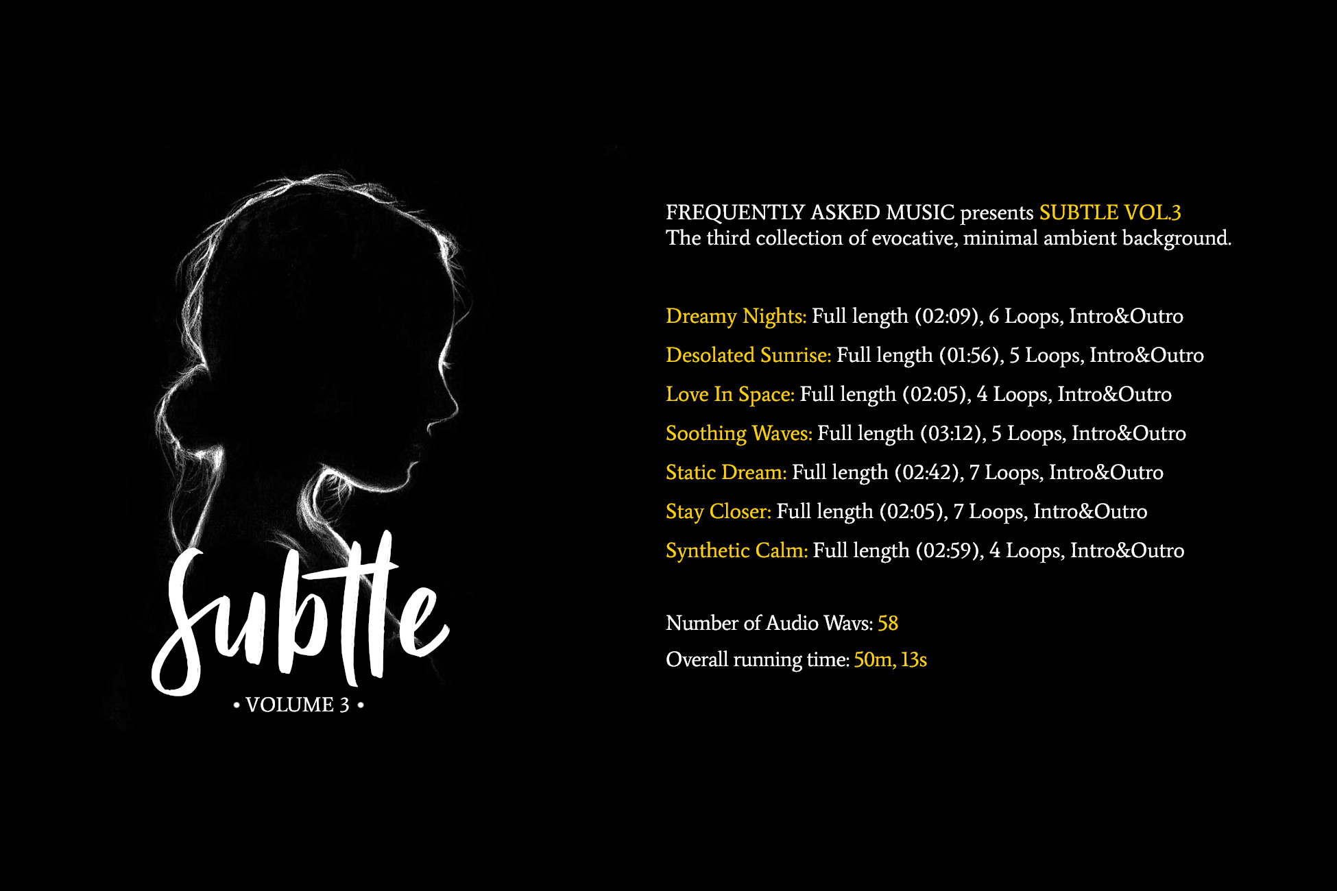 Subtle - Ambient Music Backgrounds - Volume 3 | Audio Music | Unity ...