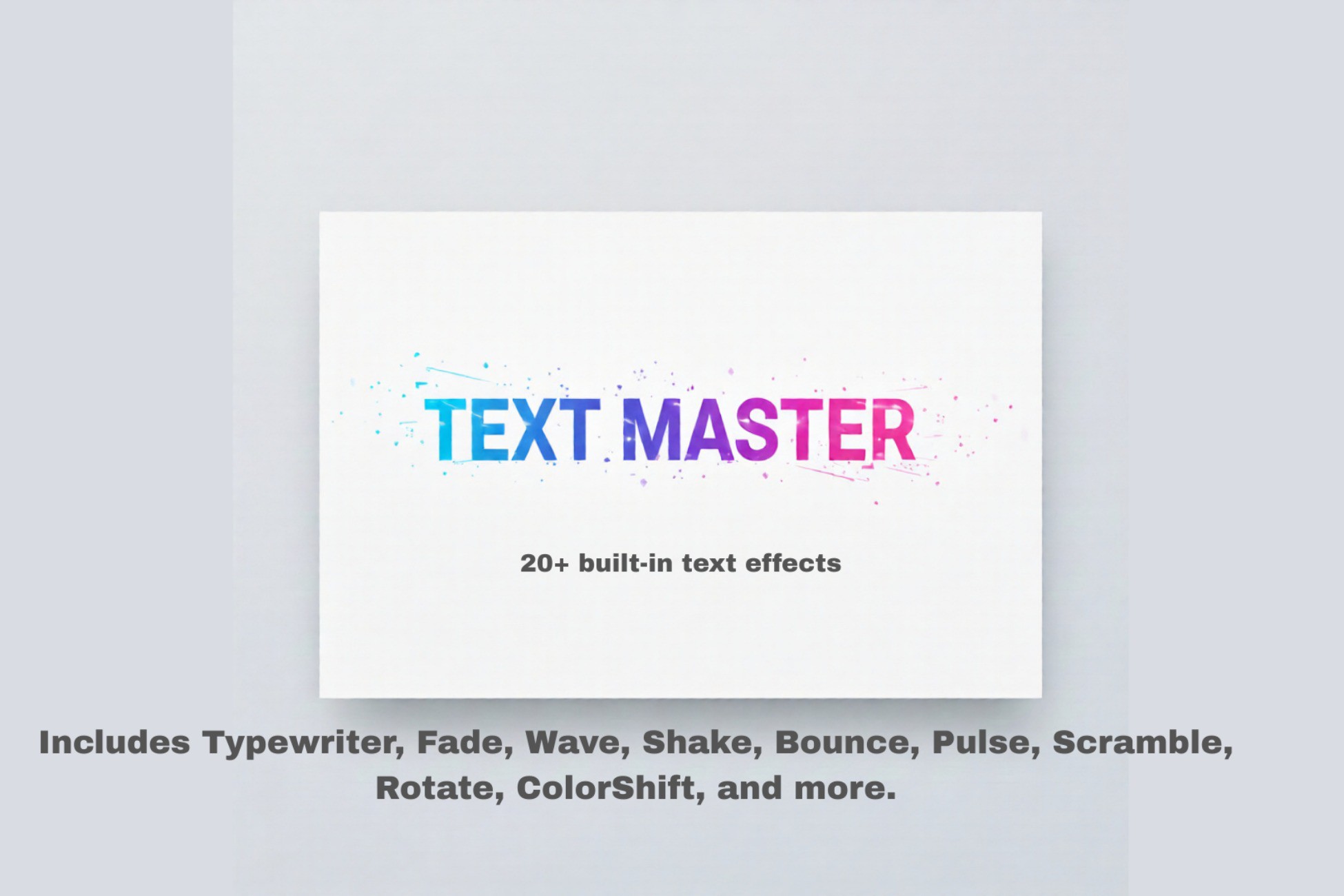 Text Master | GUI ツール | Unity Asset Store