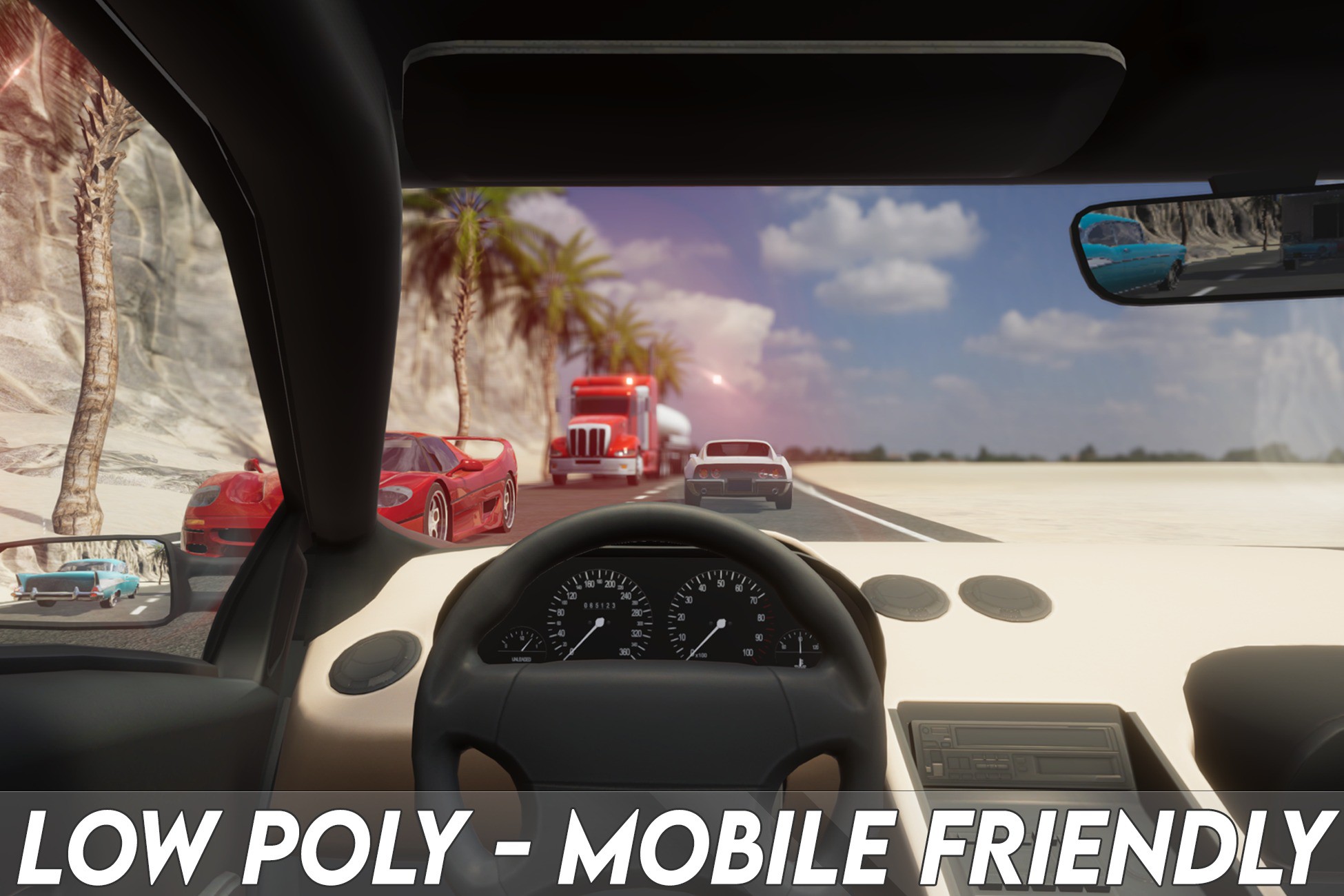 Car interior 34 | 3D Land | Unity Asset Store