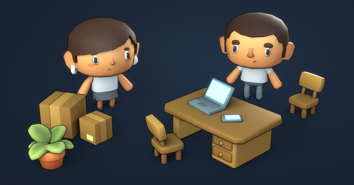 Mini Toon Characters | Basic | 3D Humanoids | Unity Asset Store