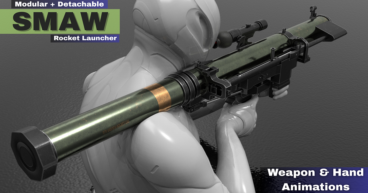Mk153 SMAW Rocket Launchers (Fps-Tps) | 3D Weapons | Unity Asset Store