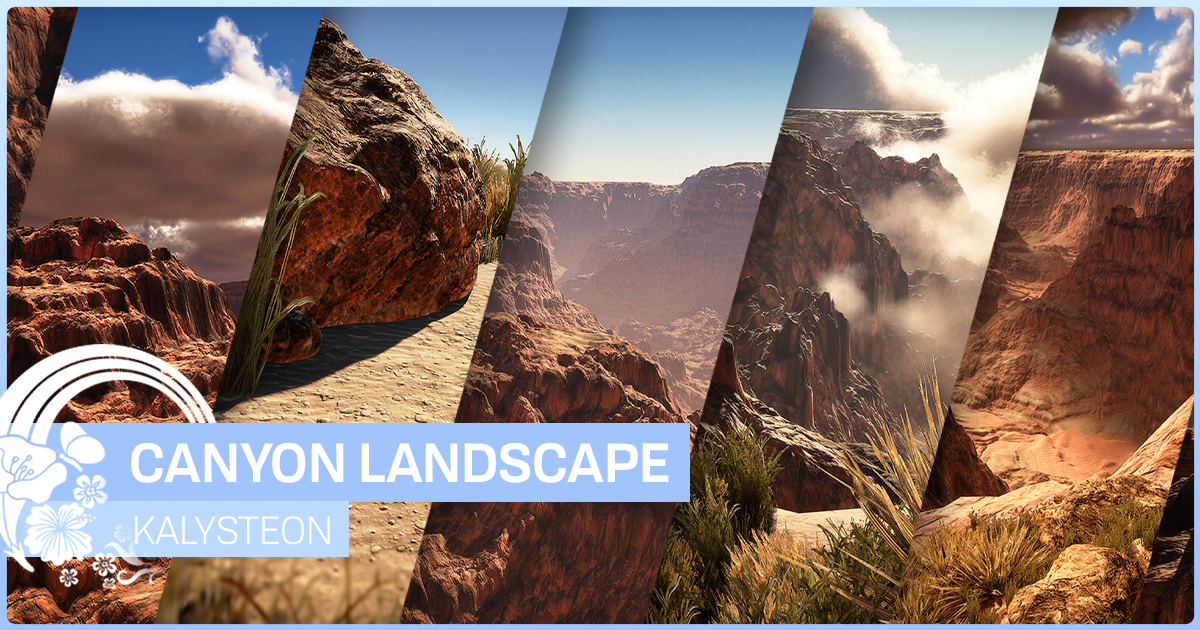 8K Canyon Landscape Pack | 3D Landscapes | Unity Asset Store