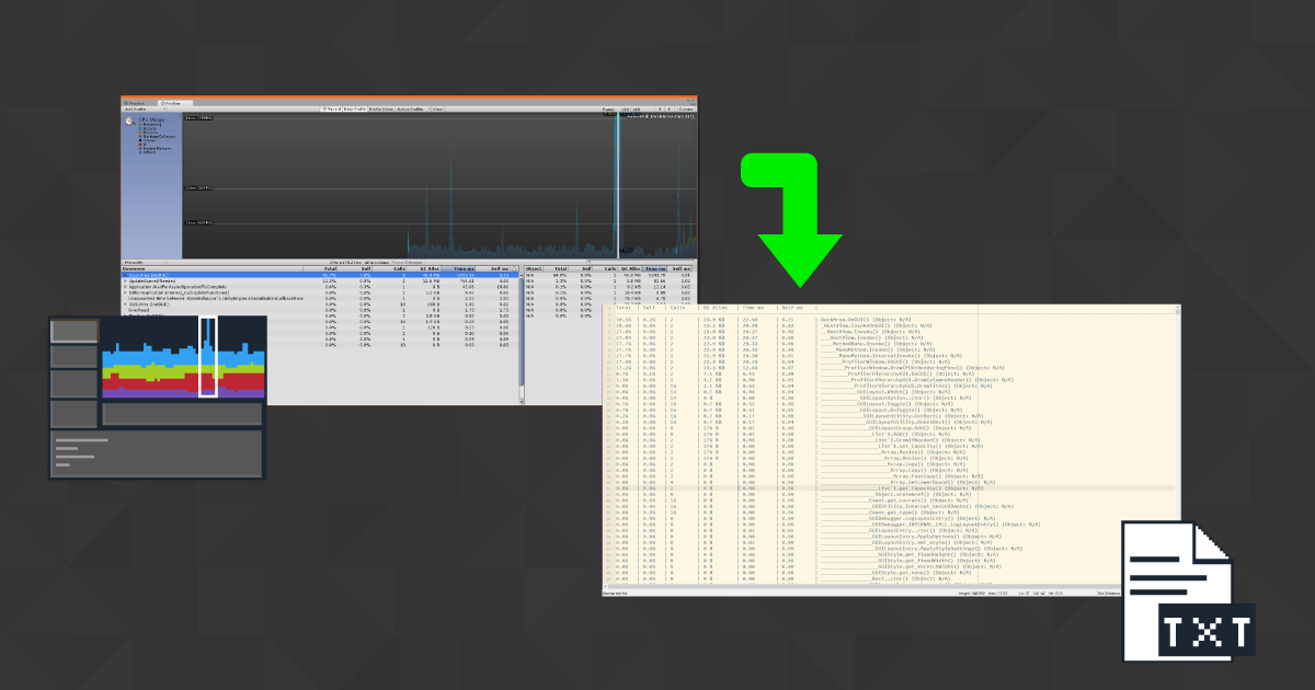 Profiler Frame Dumper Utilities Tools Unity Asset Store
