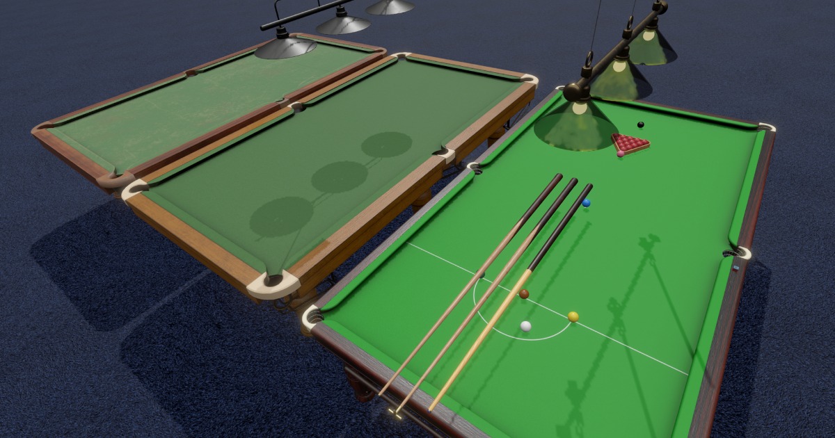 Snooker Table | 3D Props | Unity Asset Store