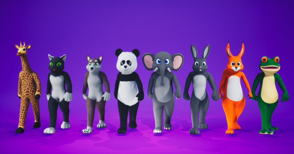 FurSuit Animals Pack | 3D Characters | Unity Asset Store