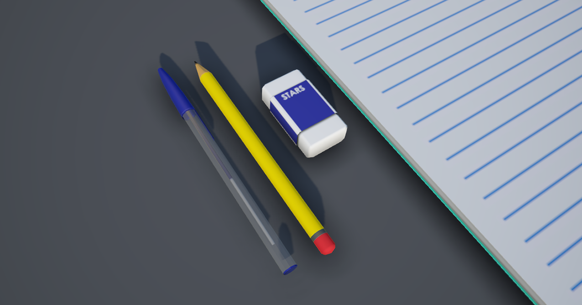 School Supplies | 3D | Unity Asset Store