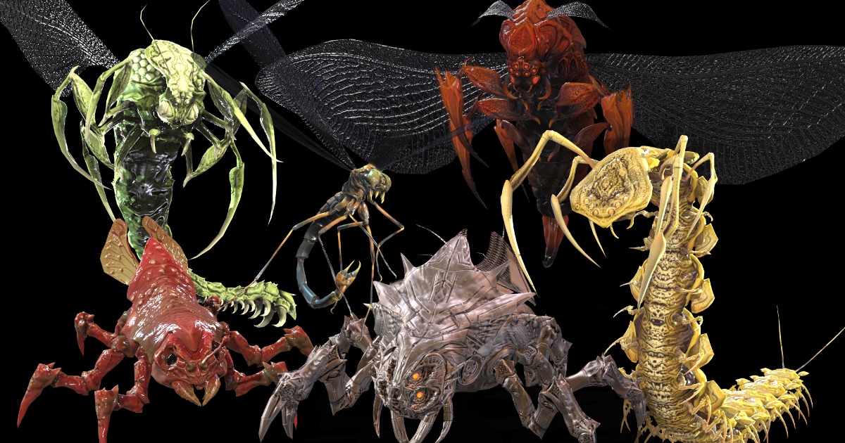 big pack of insects | Characters | Unity Asset Store