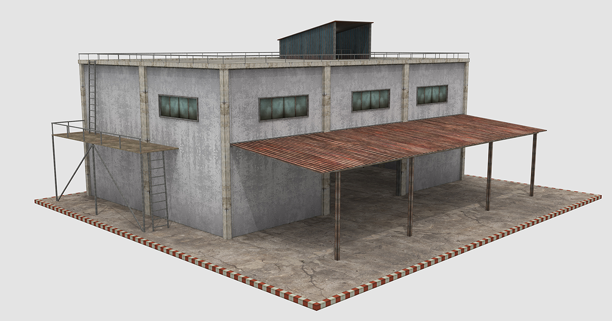 Warehouse - Industrial Building | 3D Industrial | Unity Asset Store
