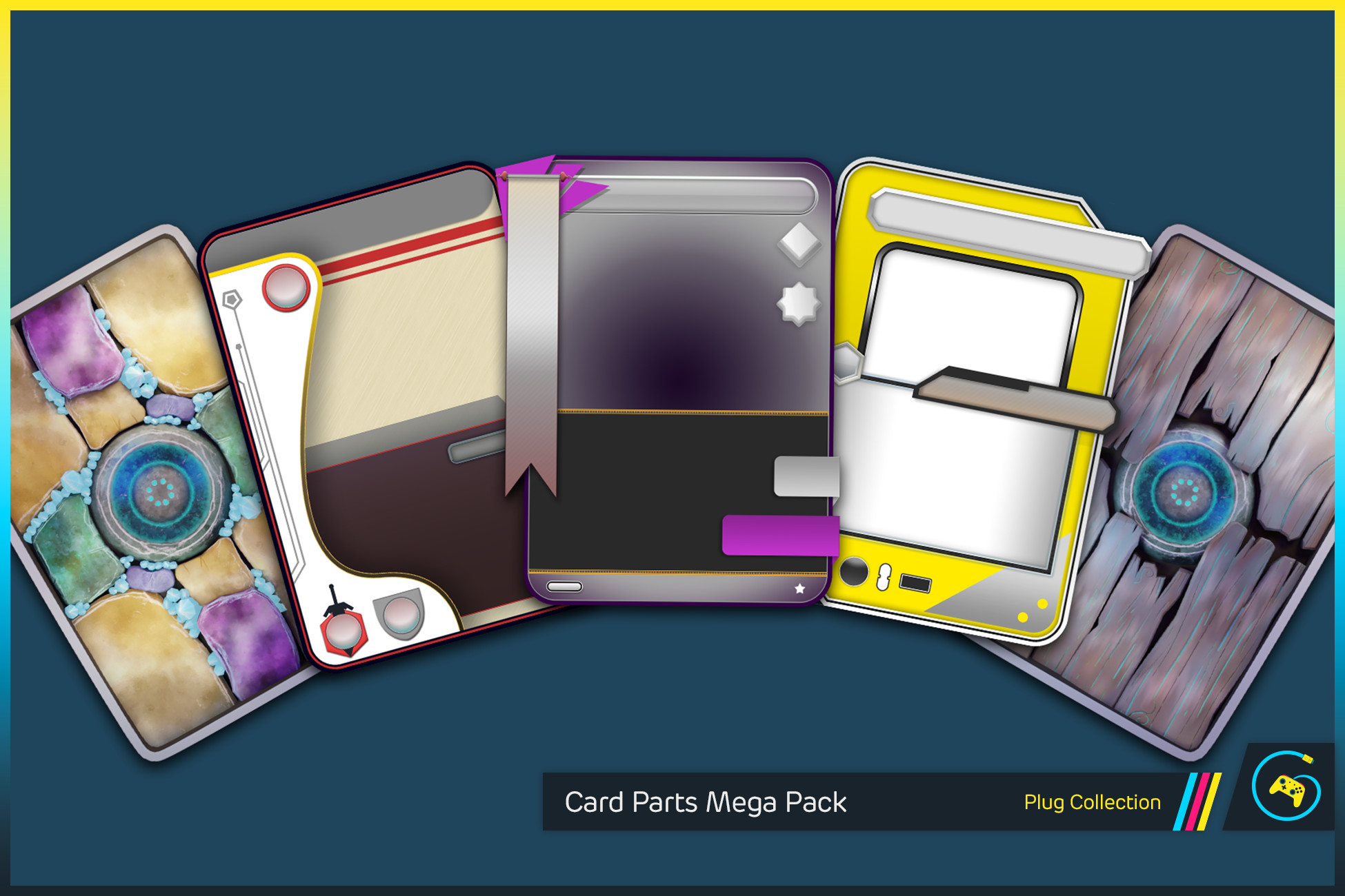 Card Parts Mega Pack by Gamertose | 2D Icons | Unity Asset Store