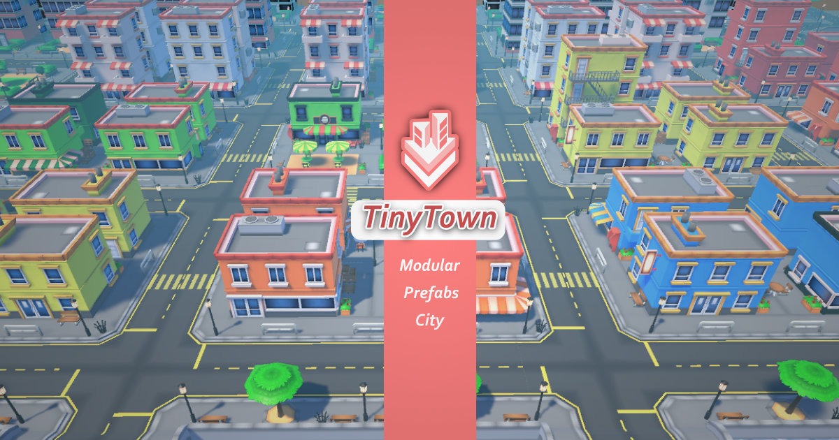 TinyTown - CityPack | 3D Urban | Unity Asset Store