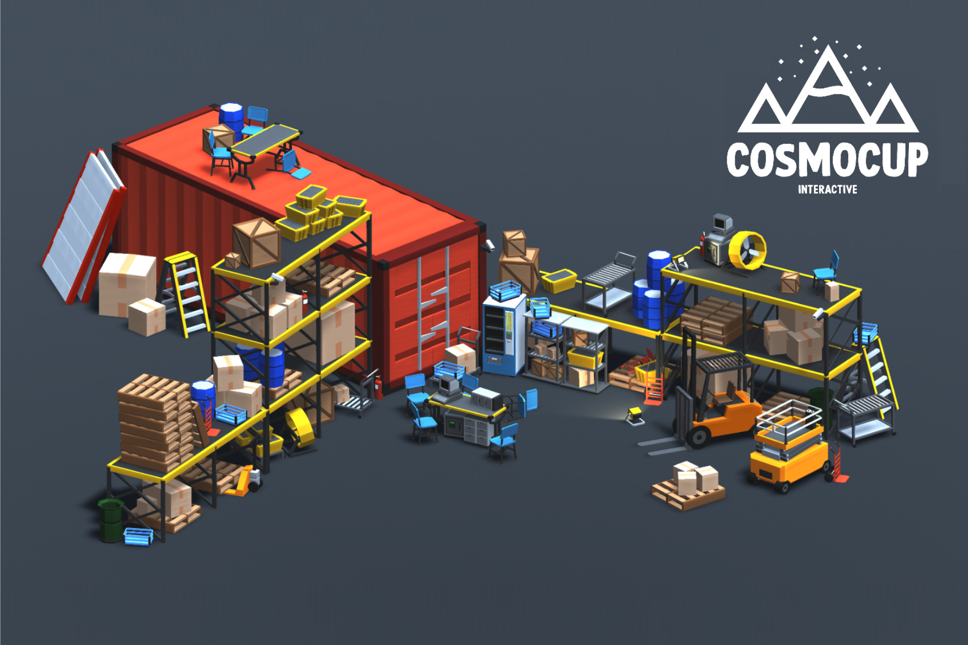 Low Poly Warehouse Props | 3D Props | Unity Asset Store