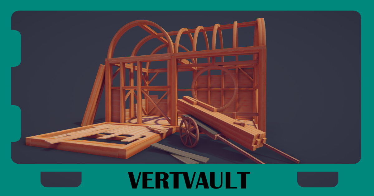 Vert Vaults - Wood and timber pack | 3D Environments | Unity Asset Store