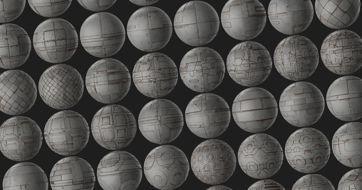 50 - 4K PBR Sci-Fi Materials vol.3 | 2D Textures & Materials | Unity ...