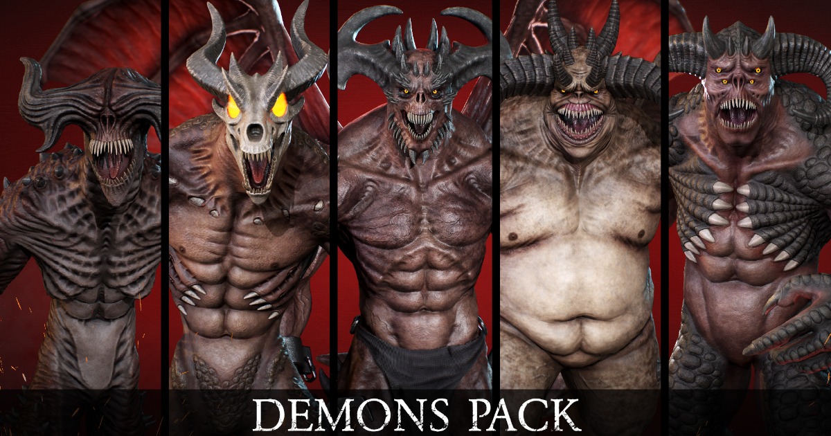 Demons Pack Collection | Characters | Unity Asset Store