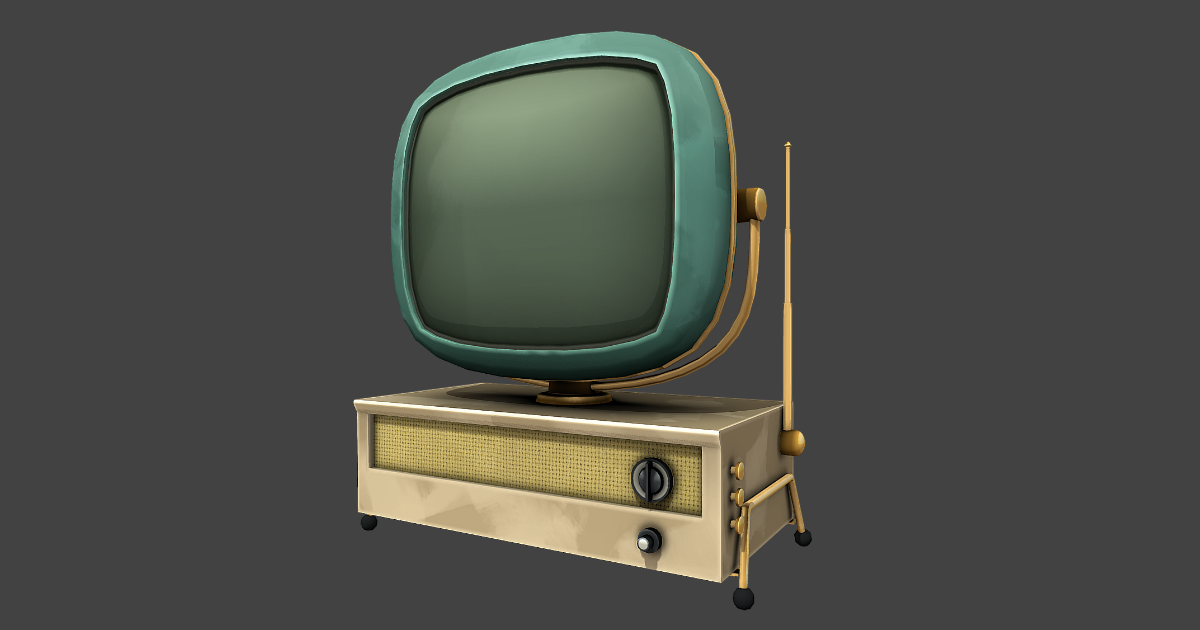 TV 50s [Retro Electronics] | 3D Electronics | Unity Asset Store