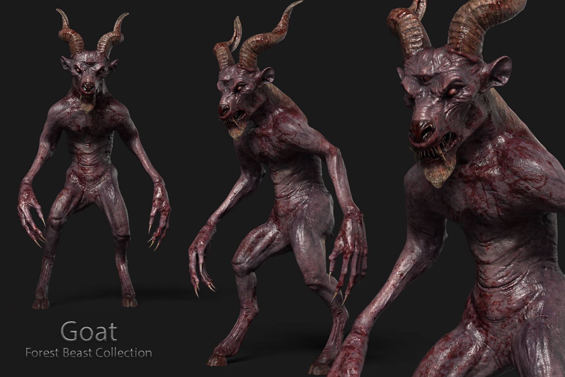 Goat - Forest Beast Collection | 3D 생물 | Unity Asset Store