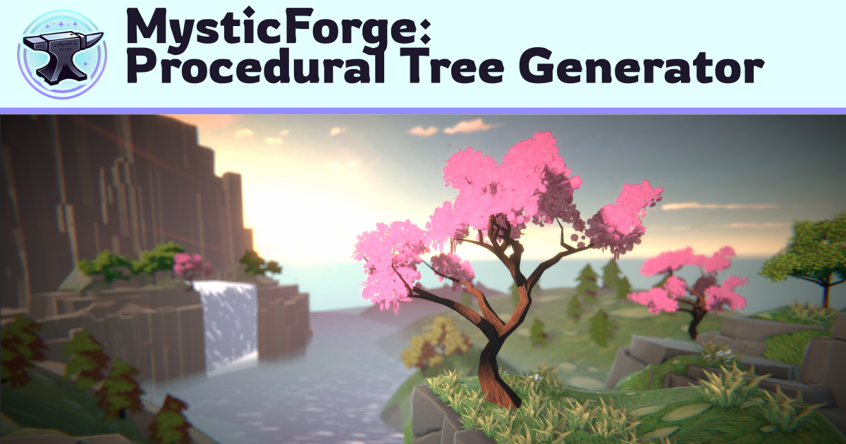 Procedural Tree Generator by MysticForge | 3D Vegetation | Unity Asset Store