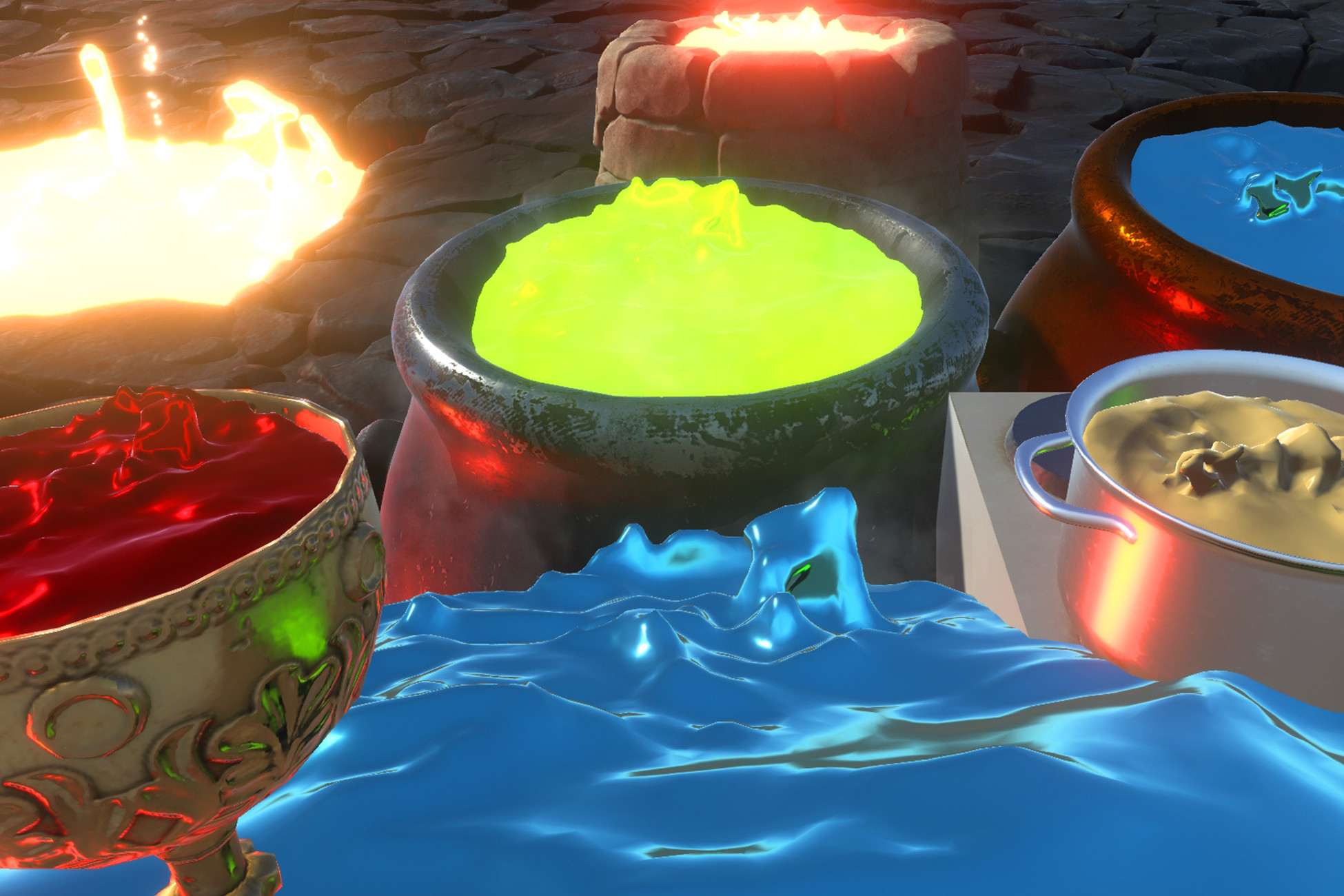 Animated Boiling Liquids | 3D Props | Unity Asset Store