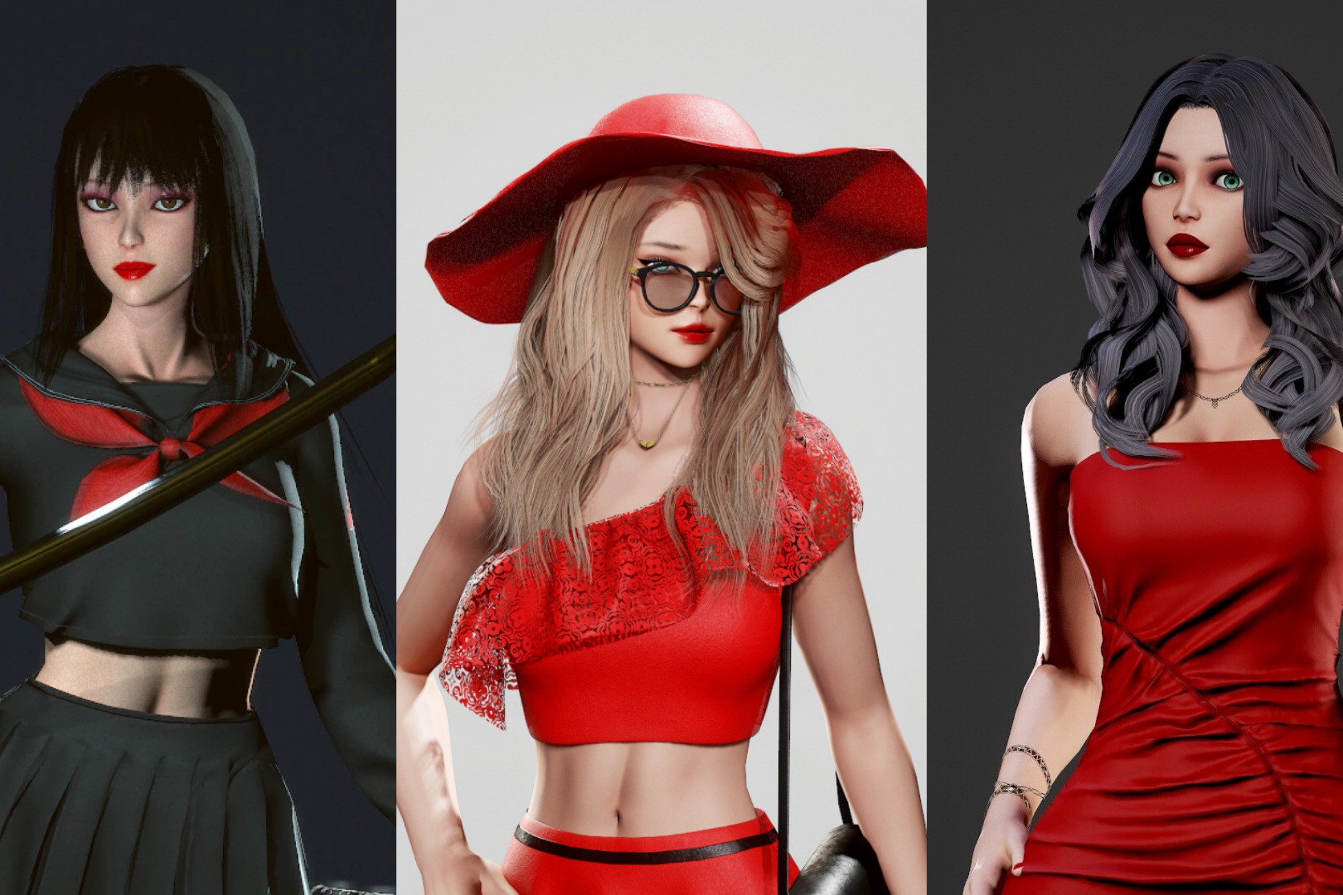 Common Cloth Girls Pack | Characters | Unity Asset Store