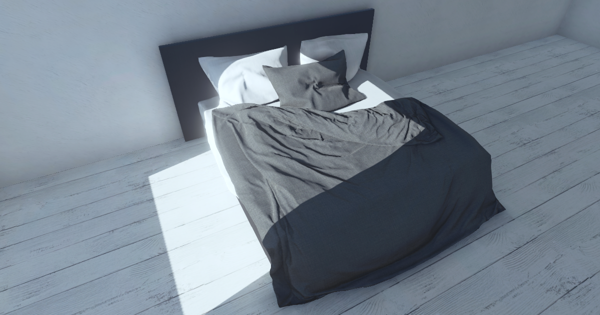 Enlight 3D Furnishing - Bed 01 | 3D Furniture | Unity Asset Store