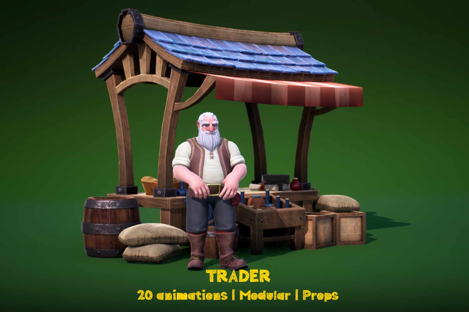NPC Trader | 3D Characters | Unity Asset Store