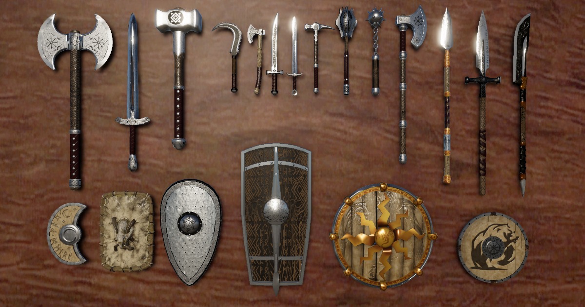RPG_Heavy_Melee_Armory_Slavic_Pack | 3D Weapons | Unity Asset Store