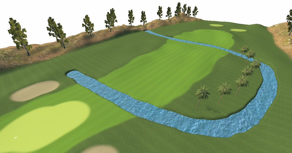 3D Golf Hole 5 Terrain Pack | 3D Environments | Unity Asset Store