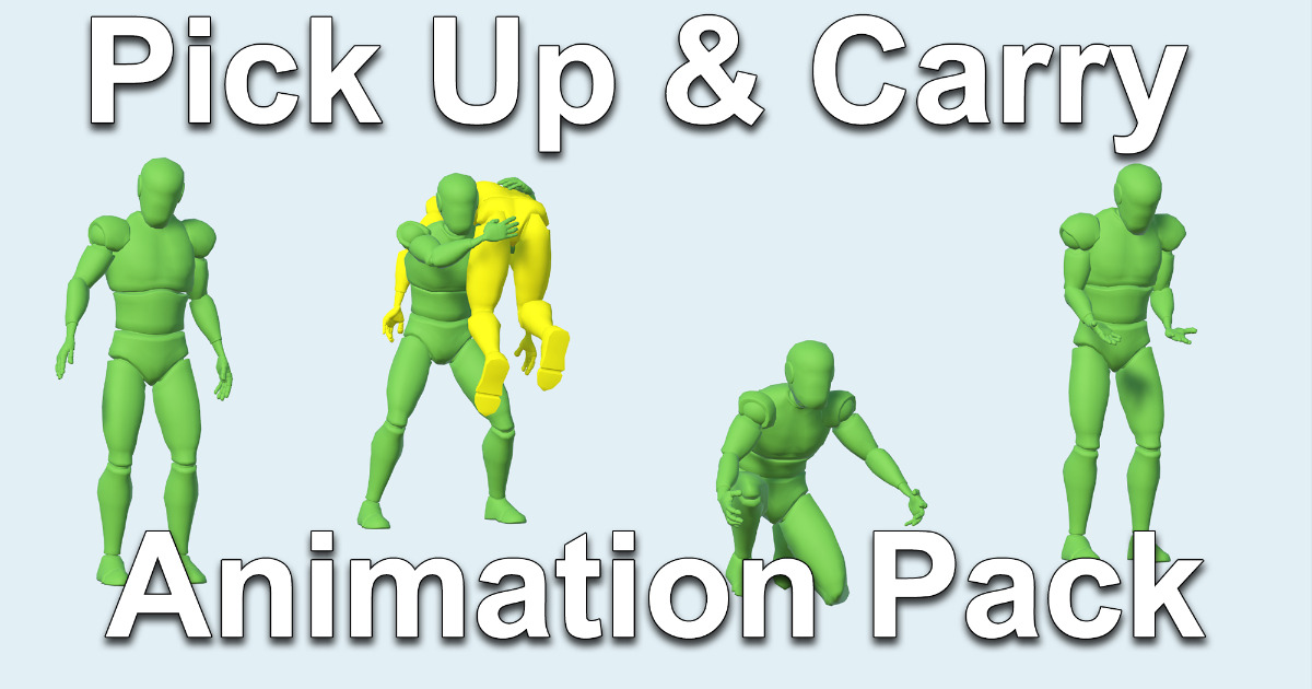 Pick Up & Carry Animation Pack | 3D Animations | Unity Asset Store