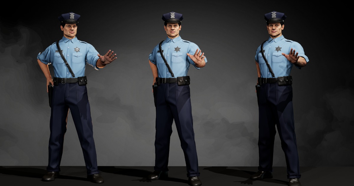 POLICE OFFICER MAFIA | 3D Characters | Unity Asset Store