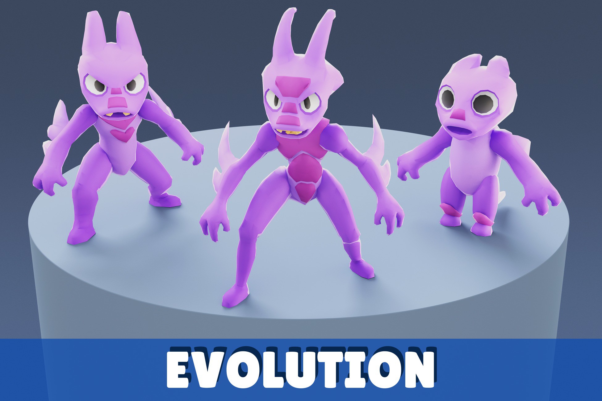 Cartoon Characters - Fury Warriors | 3D Creatures | Unity Asset Store