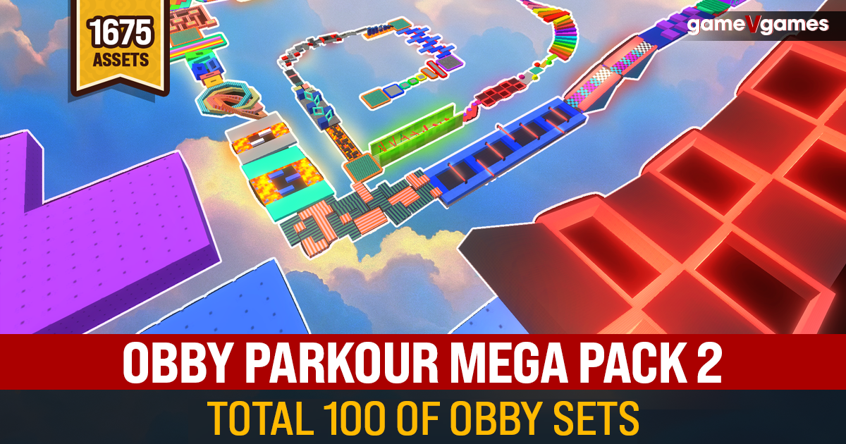 Obby Parkour Mega Pack [Part 2] | 3D Environments | Unity Asset Store